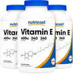 Nutricost vitamin e softgel capsules