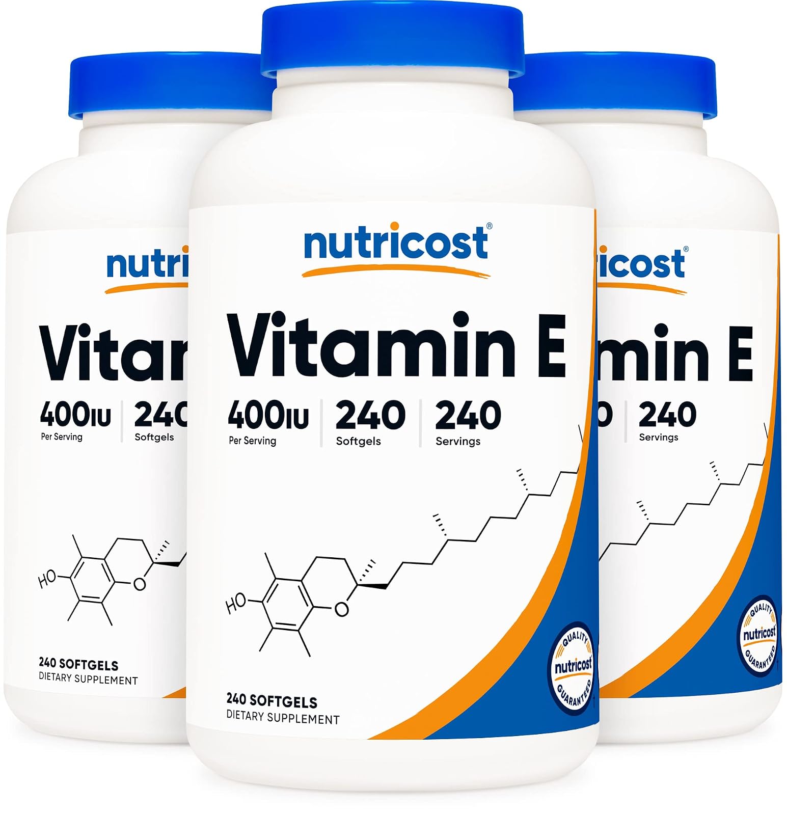 Nutricost vitamin e softgel capsules