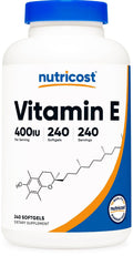 Nutricost vitamin E softgel capsules