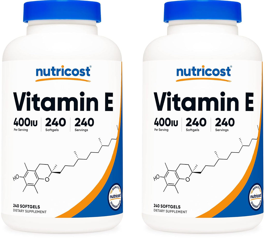 Nutricost vitamin e softgel capsules