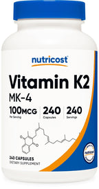 Nutricost vitamin K2 MK4 capsules