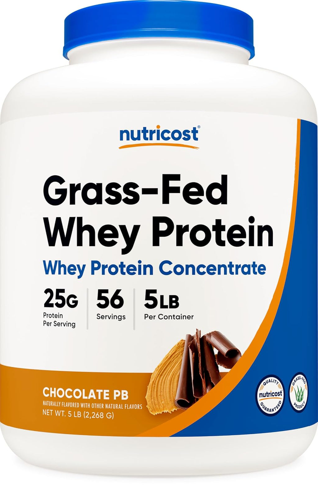 Nutricost whey protein chocolate peanut