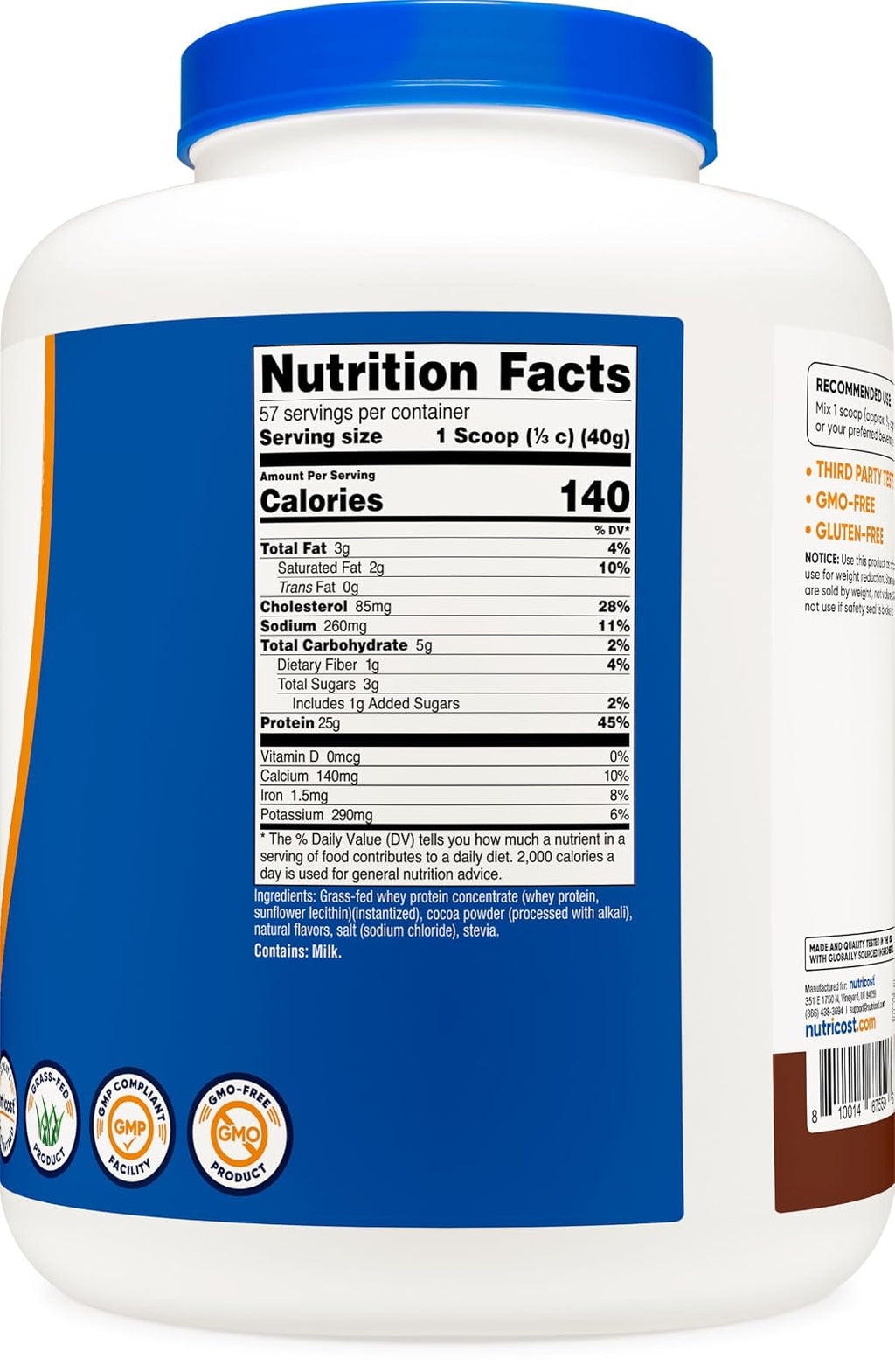 Nutricost whey protein for fitness enthusiasts