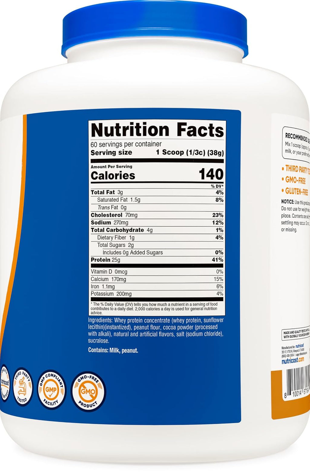 Nutricost whey protein for fitness