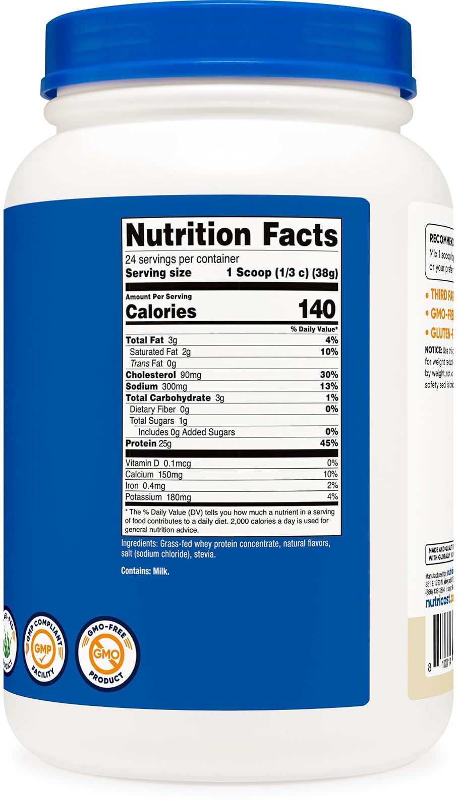 Nutricost whey protein for healthy lifestyle