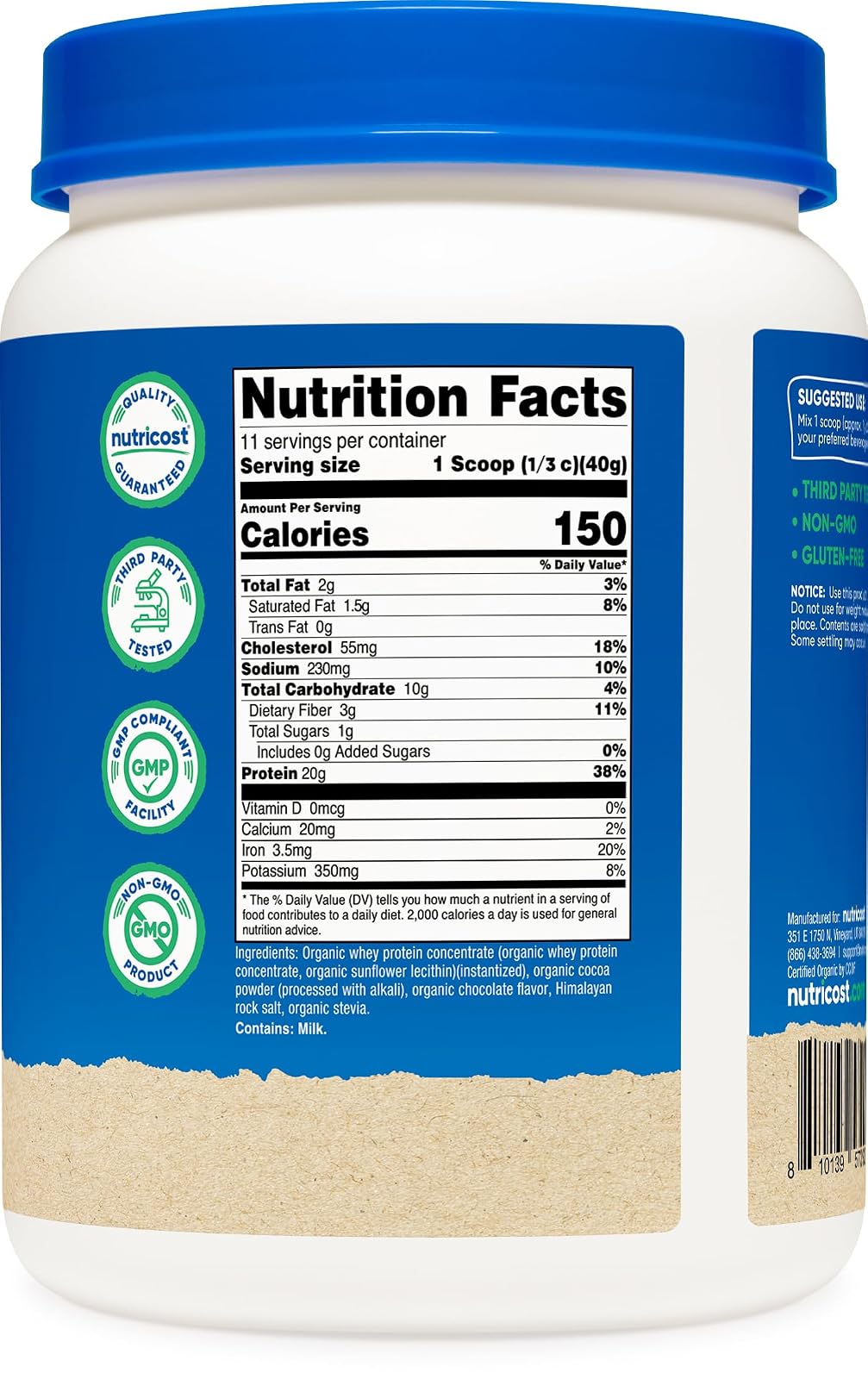 nutricost whey protein for post-workout recovery