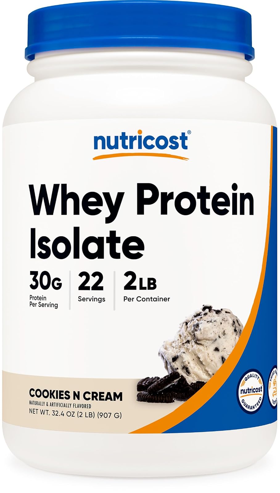 Nutricost whey protein isolate cookies flavour