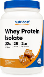 Nutricost whey protein isolate salted caramel
