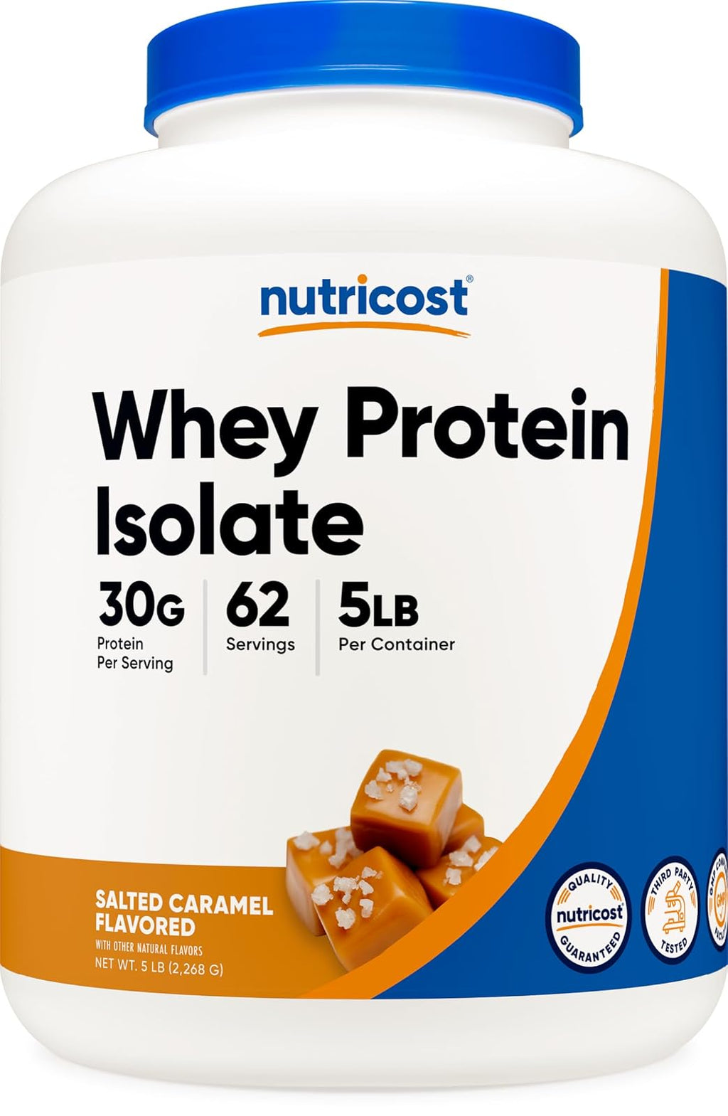 Nutricost whey protein isolate salted caramel