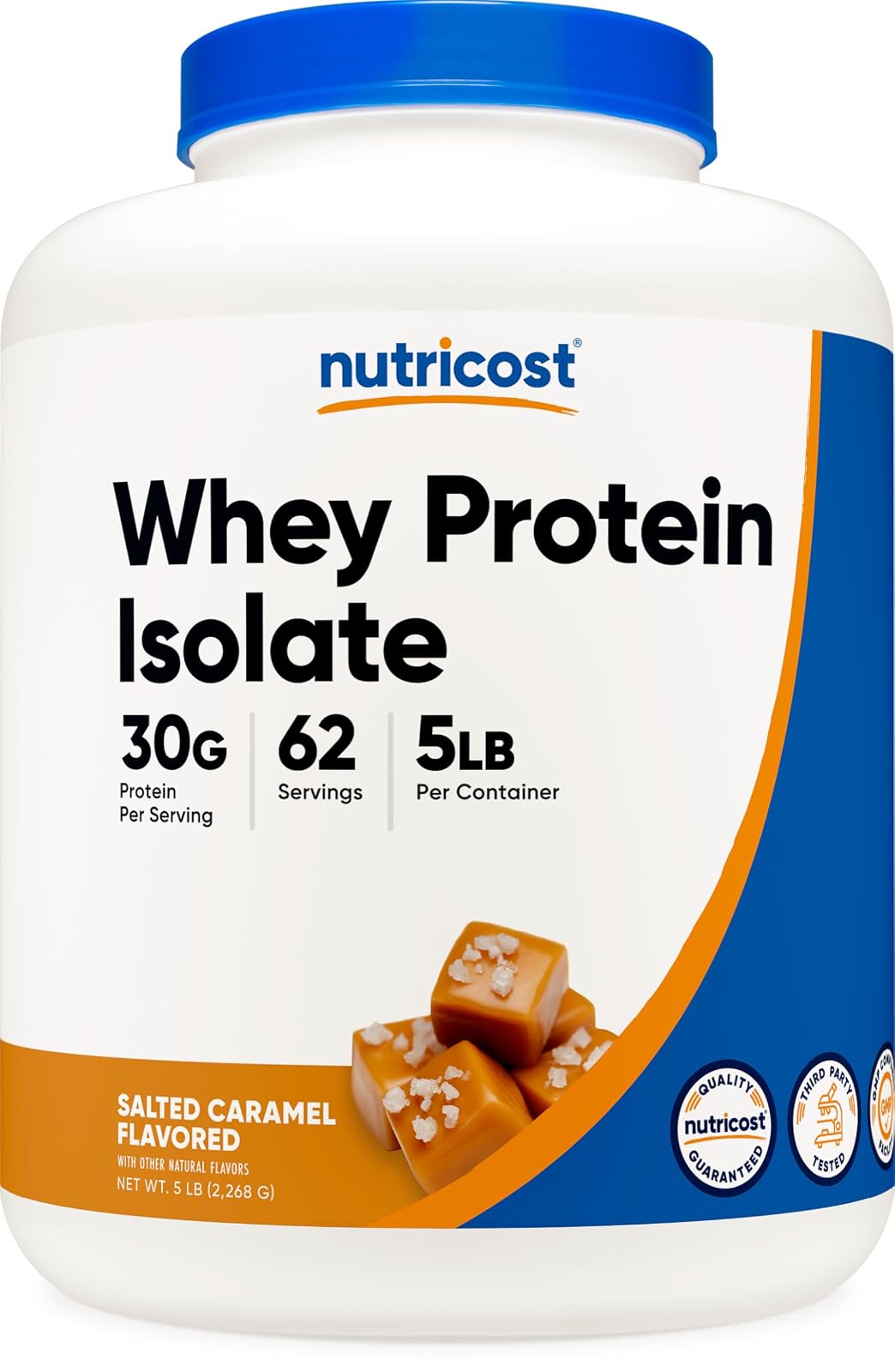 Nutricost whey protein isolate salted caramel