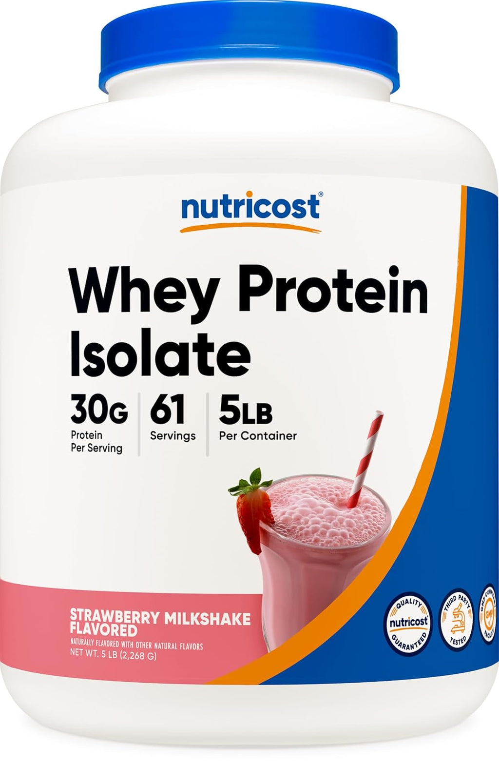 Nutricost whey protein isolate strawberry flavour