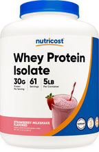Nutricost whey protein isolate strawberry flavour