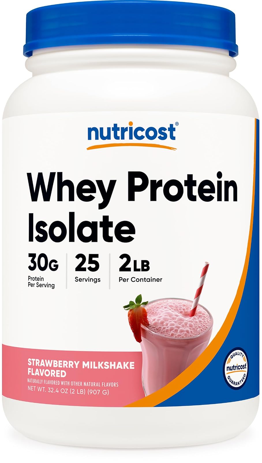 Nutricost whey protein isolate strawberry flavour