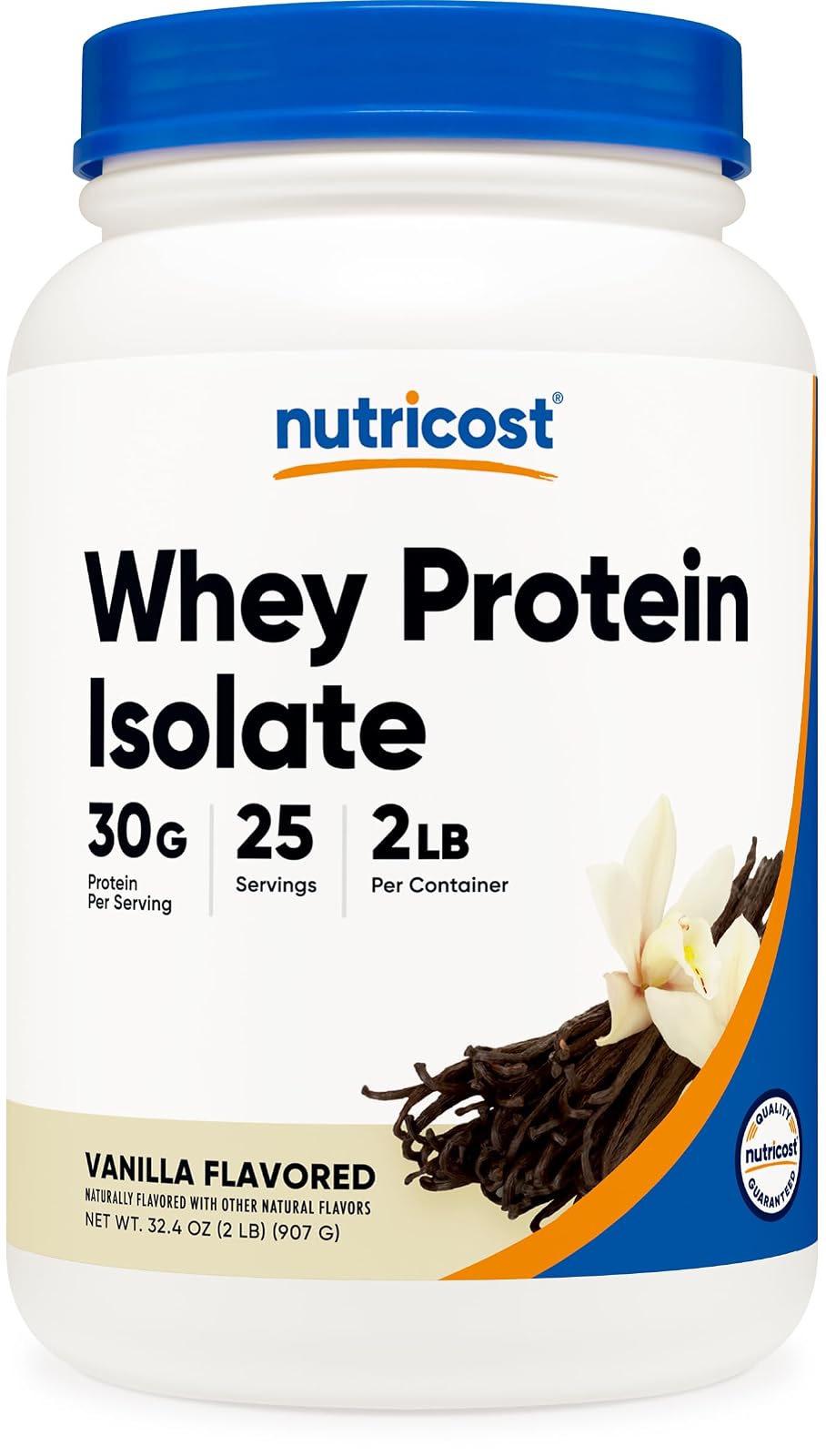 Nutricost whey protein isolate vanilla flavour