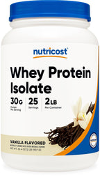 Nutricost whey protein isolate vanilla flavour