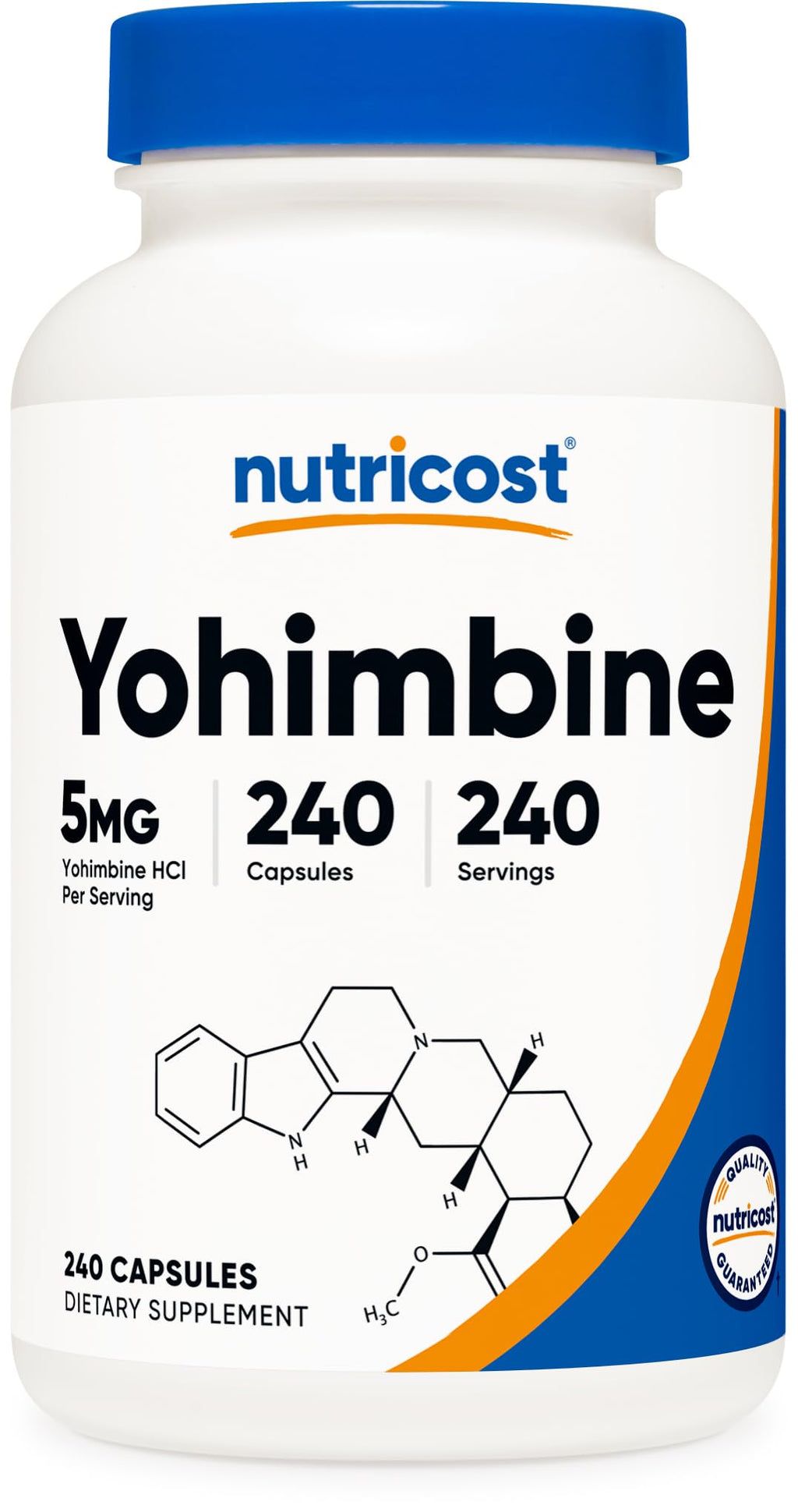 Nutricost Yohimbine HCl capsules for energy