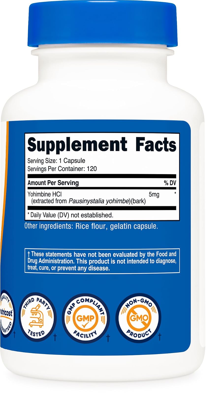 Nutricost Yohimbine HCl for athletic support