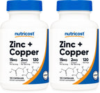 Nutricost Zinc 15 mg capsules