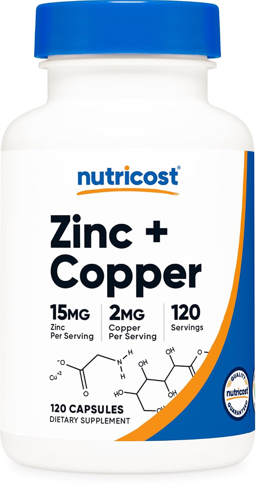 Nutricost zinc and copper capsules