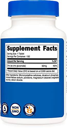 Nutricost zinc for better absorption