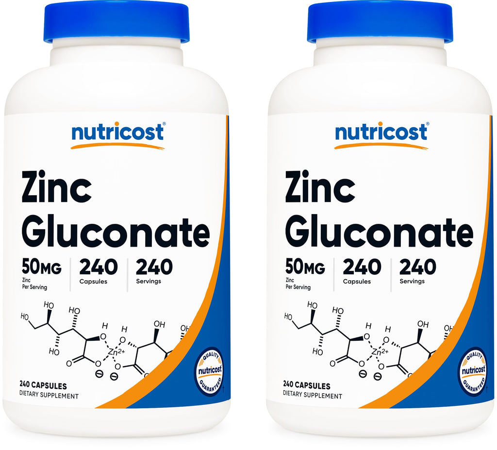 Nutricost Zinc Gluconate capsules for immunity