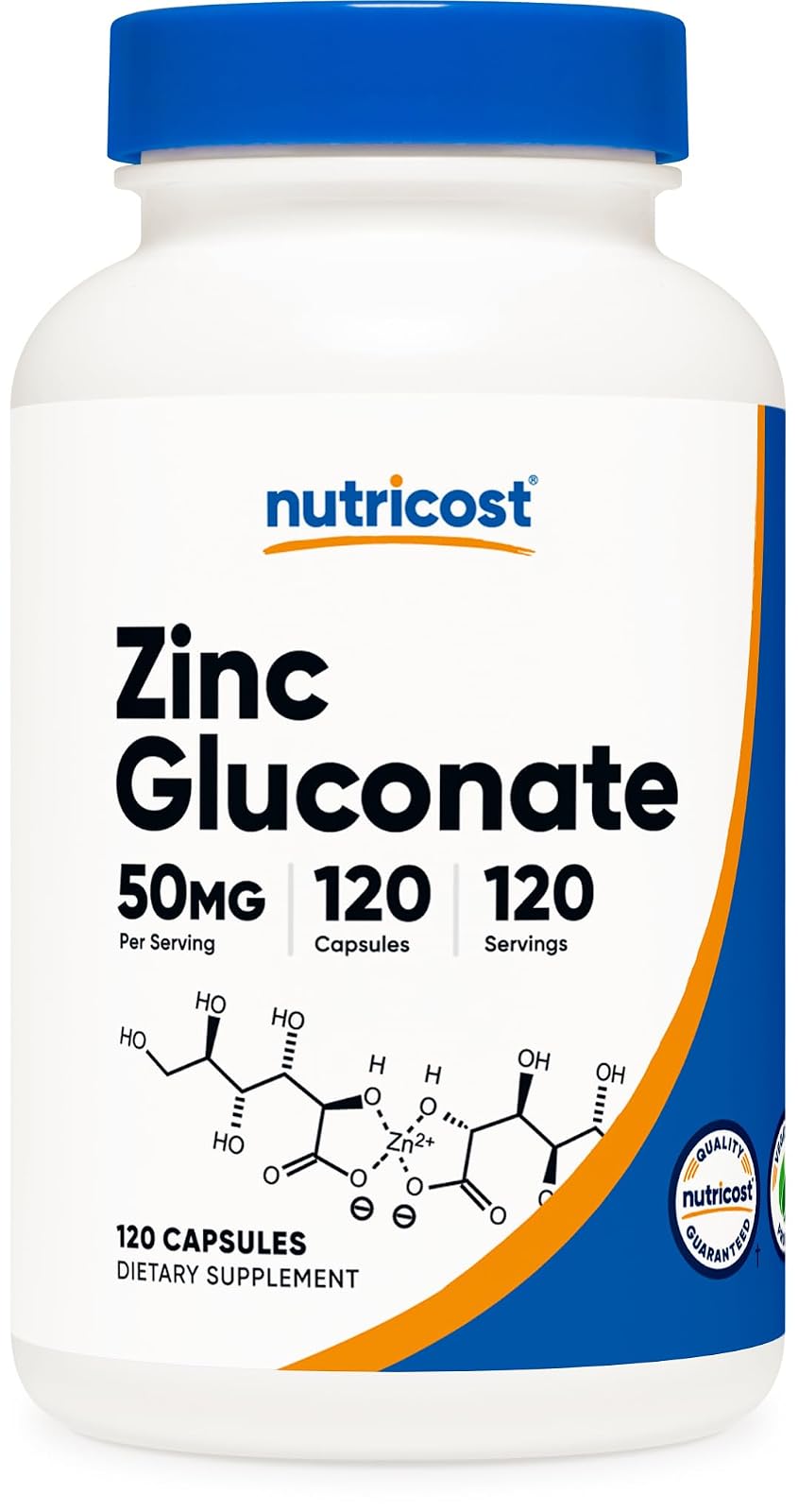 Nutricost zinc gluconate vegetarian capsules