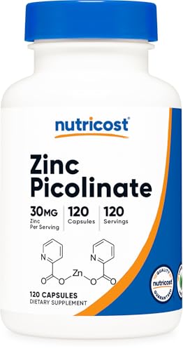 Nutricost zinc picolinate 30 mg capsules