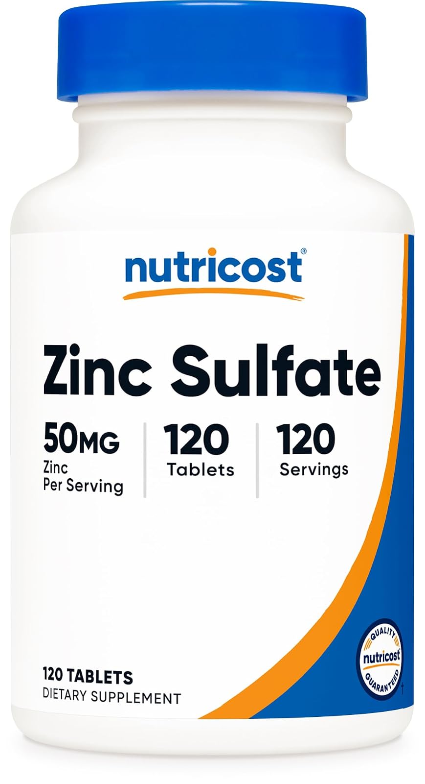 Nutricost Zinc Sulfate 50 mg tablets