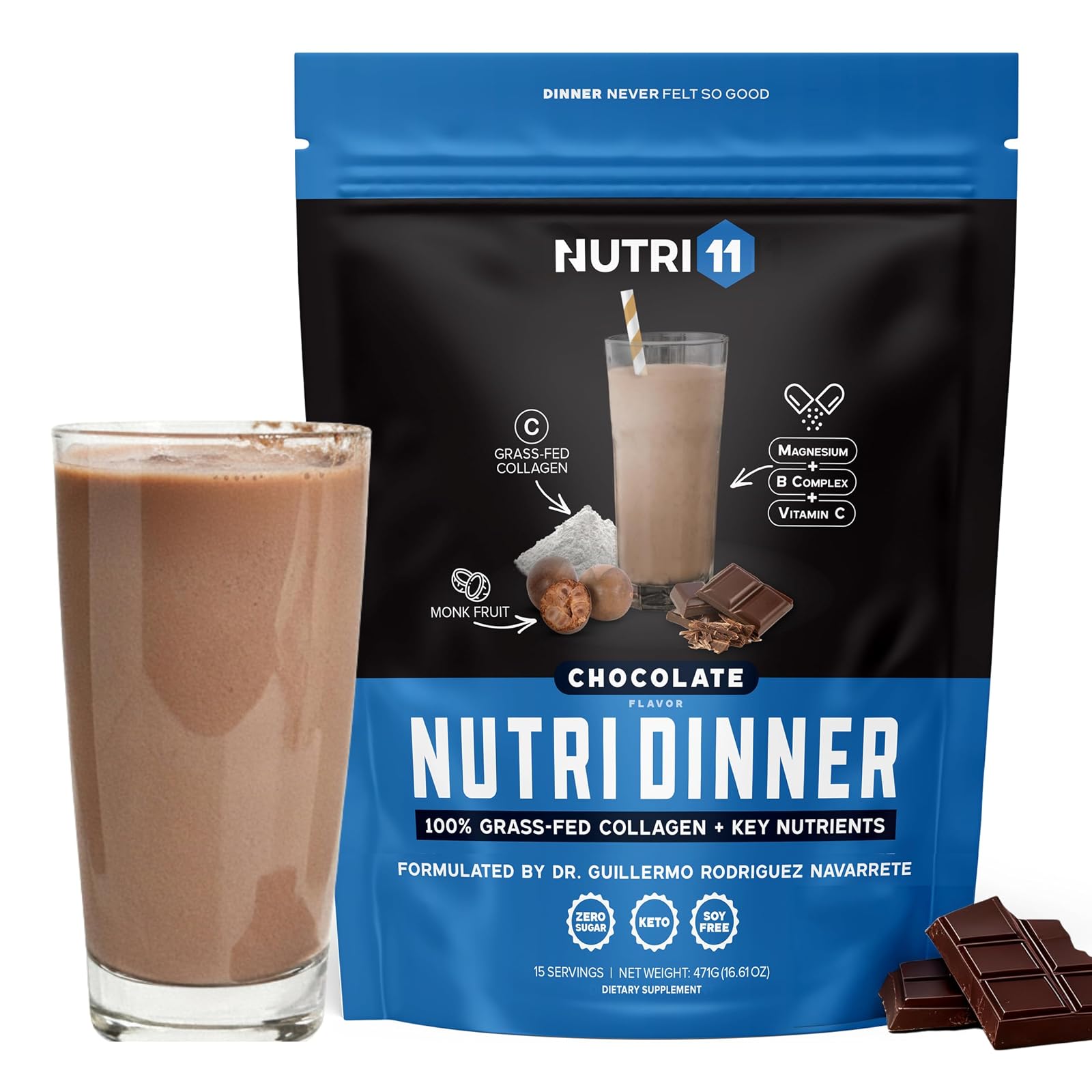 NutriDinner collagen protein powder benefits