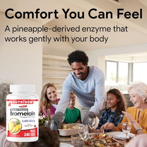 Nutridom bromelain enzyme supplement