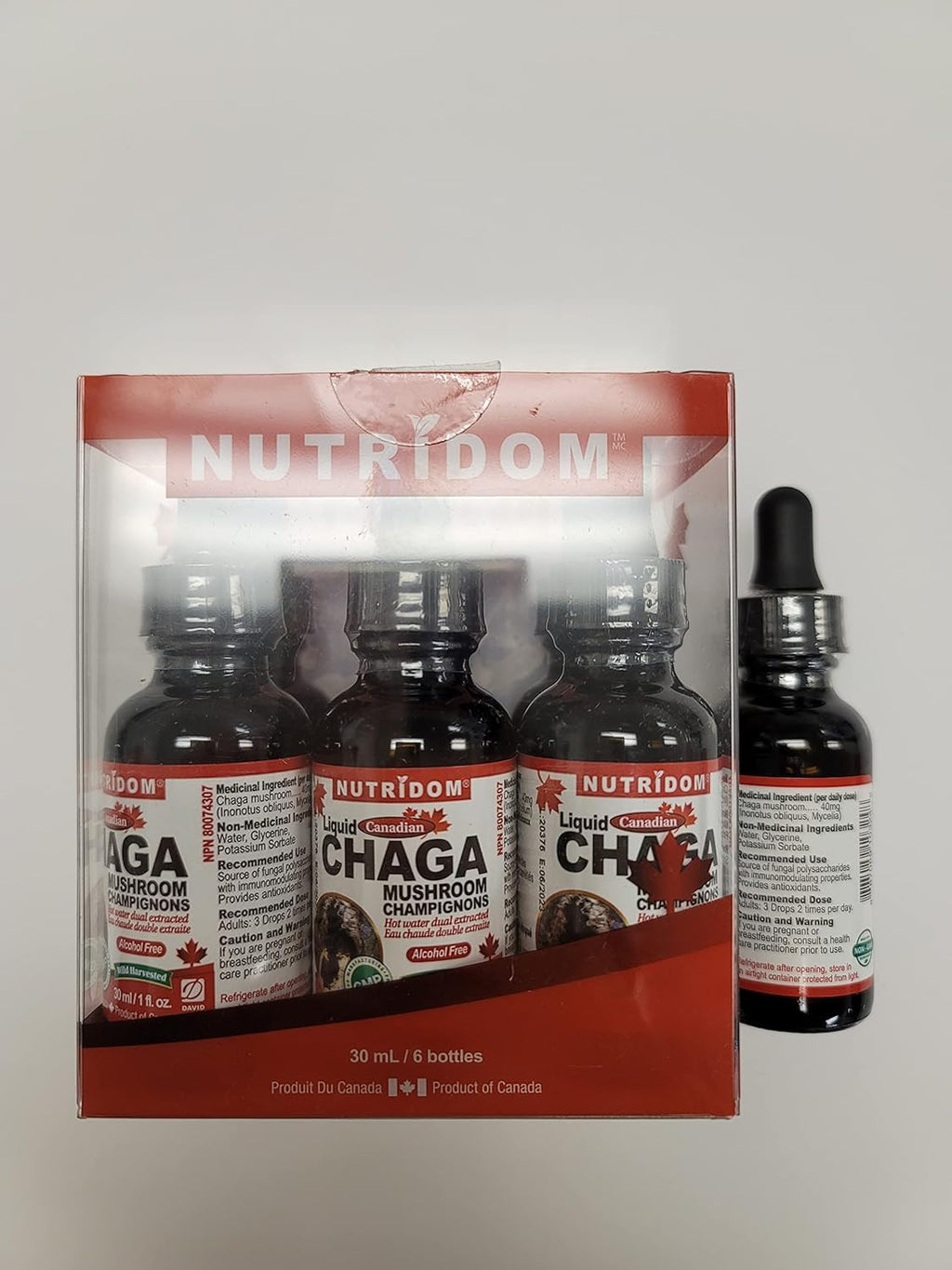 Nutridom Chaga mushroom extract benefits