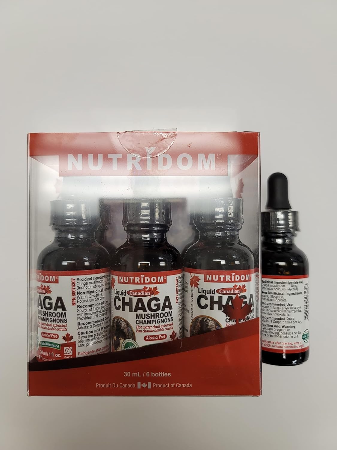 Nutridom Chaga mushroom extract benefits