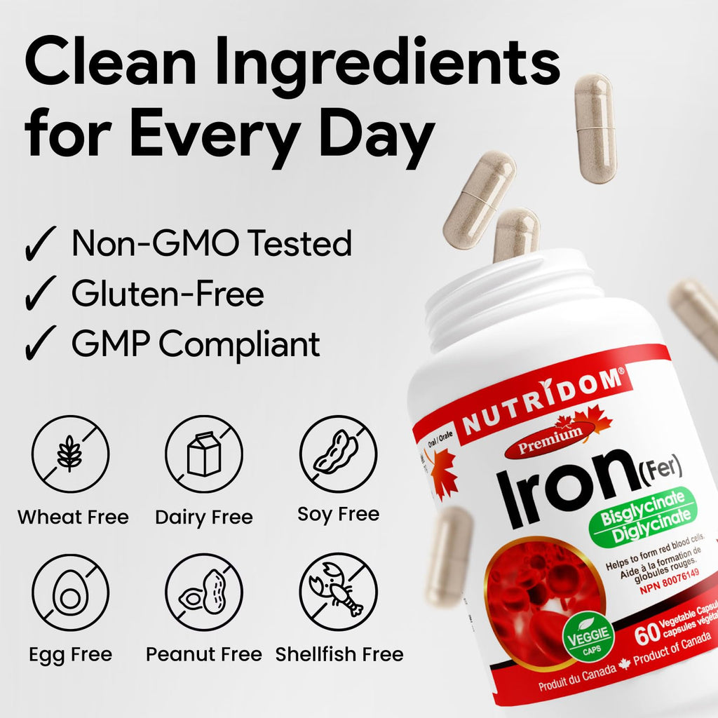 Nutridom iron for improved vitality