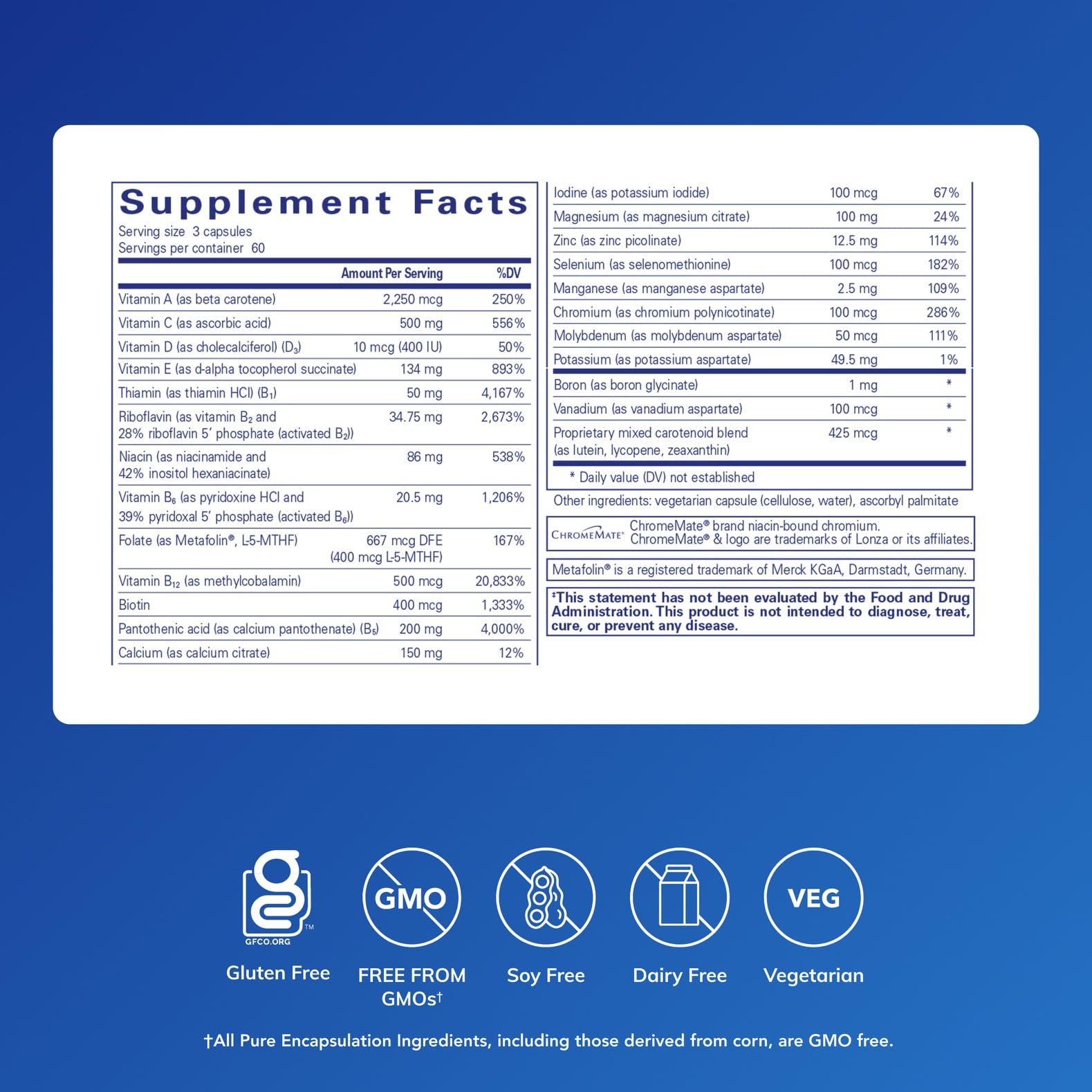 Nutrient 950 multivitamin for men and women