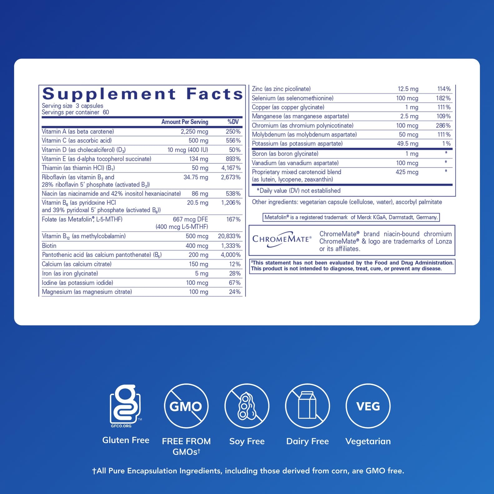 Nutrient 950 multivitamin for men