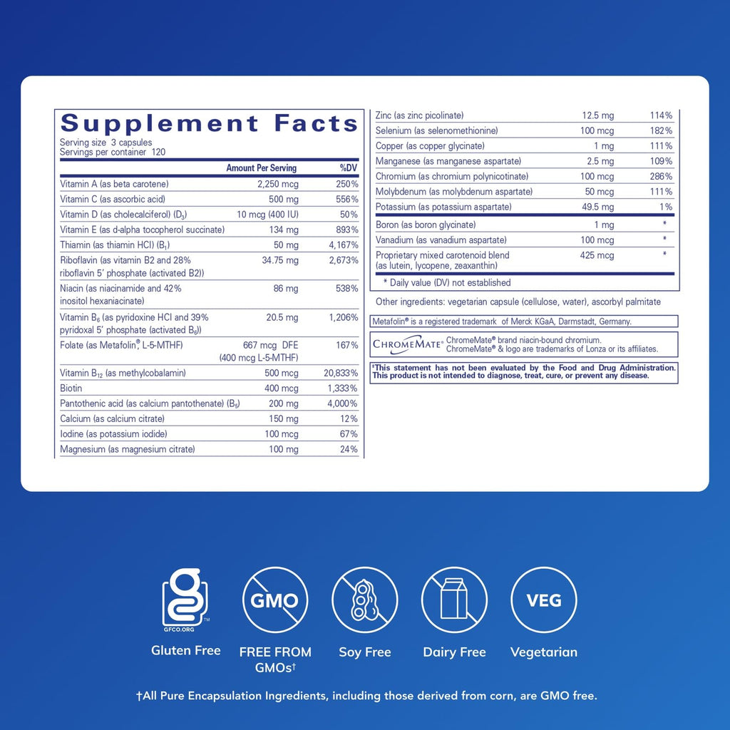 Nutrient 950 multivitamin for men