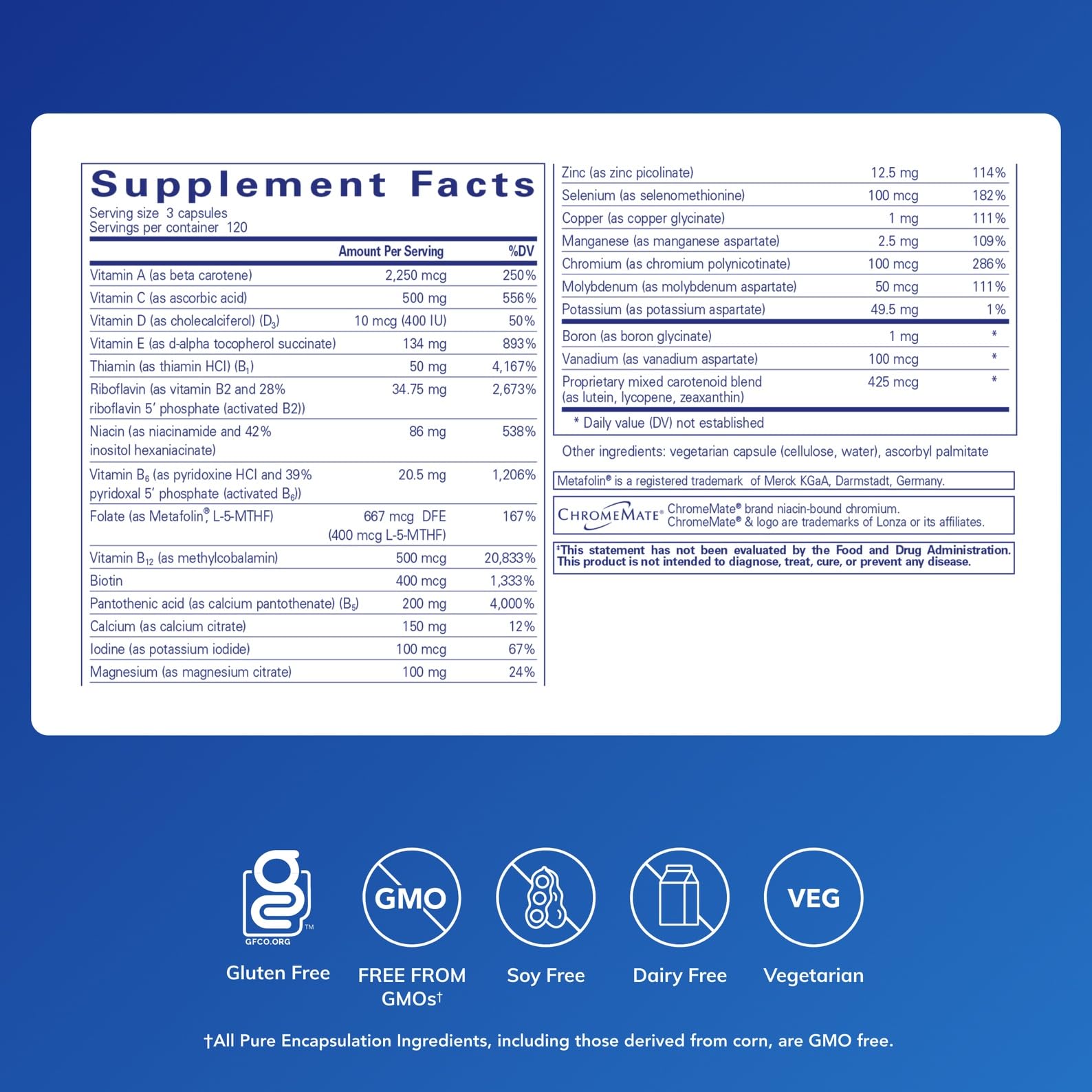 Nutrient 950 multivitamin for men