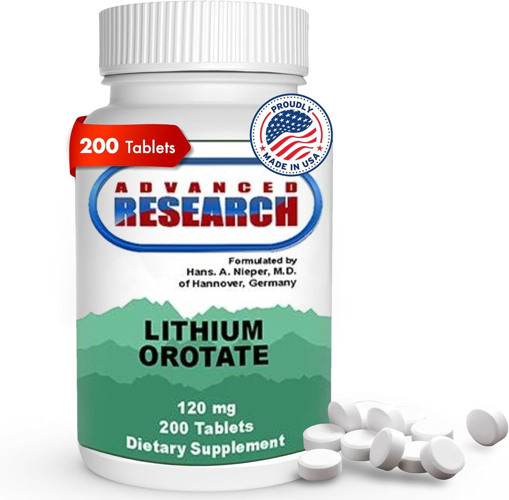 Nutrient Carriers Lithium Orotate tablets