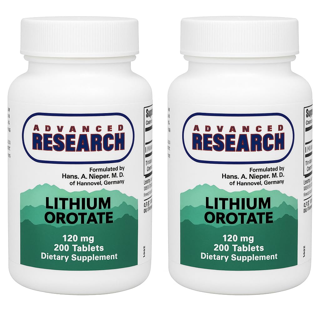 Nutrient Carriers Lithium Orotate tablets