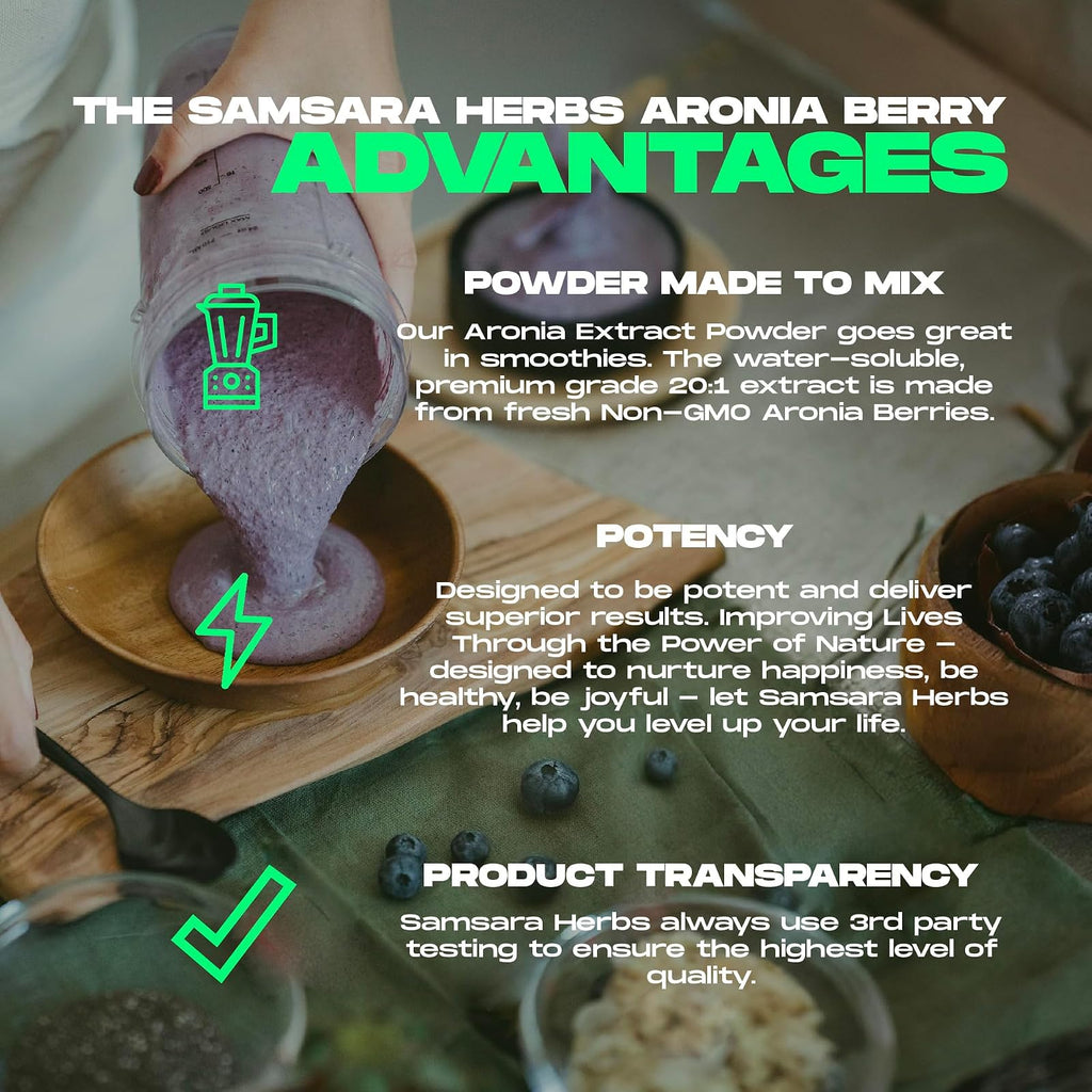 Nutrient-dense Aronia Berry extract