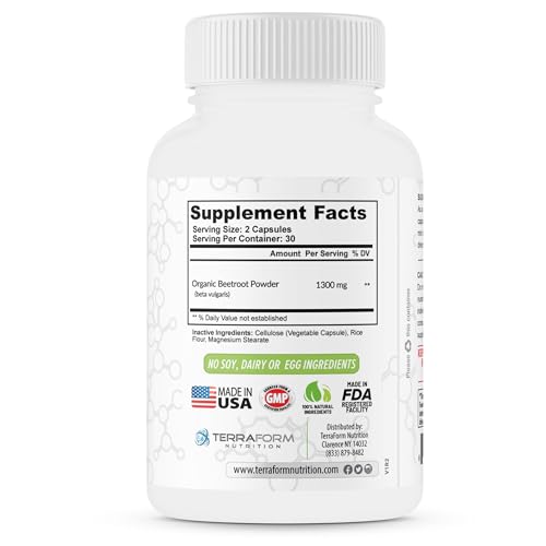 nutrient-dense beetroot powder capsules