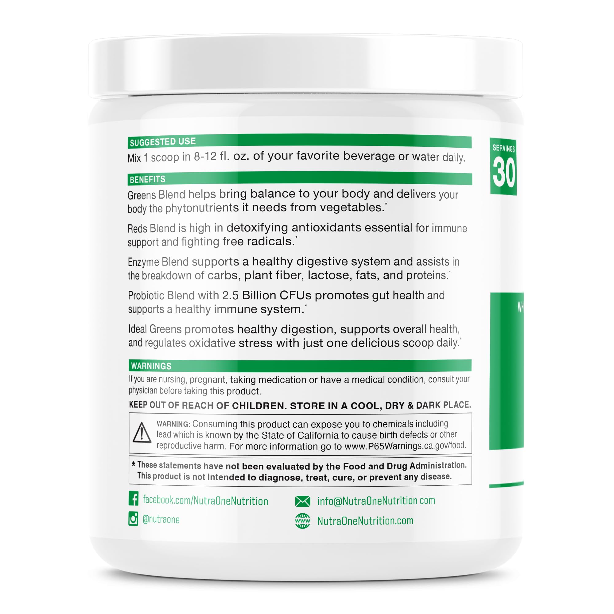 nutrient-dense berry superfood blend