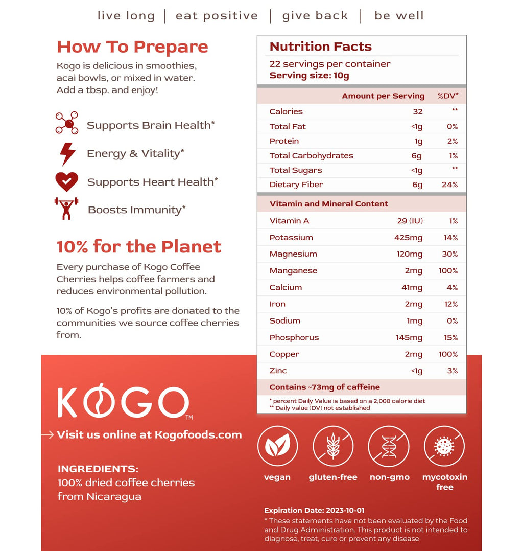 nutrient-dense blended supplements