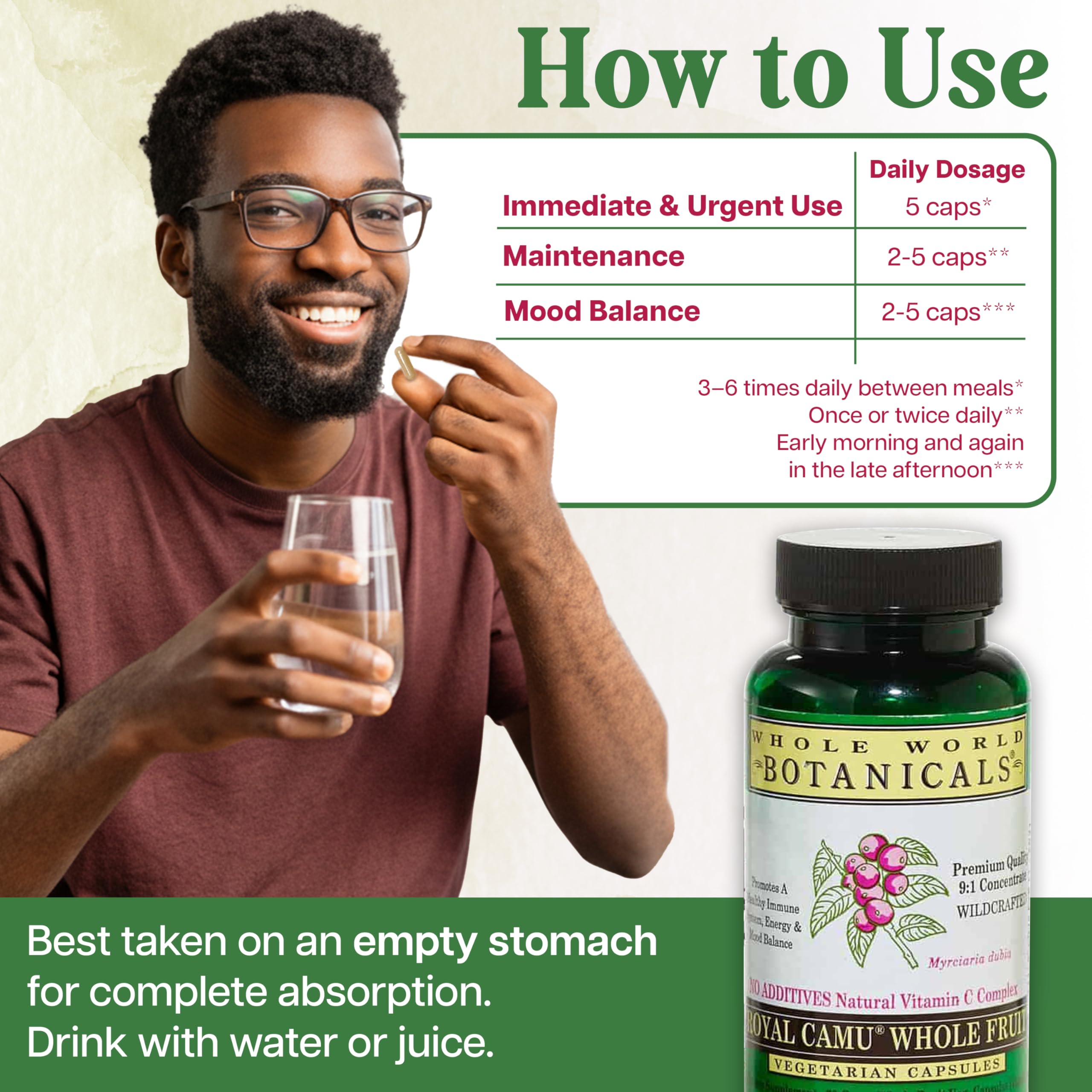 nutrient dense blended vitamin capsules
