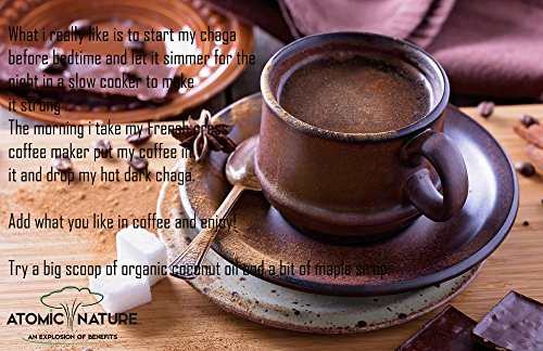 nutrient-dense chaga mushroom powder