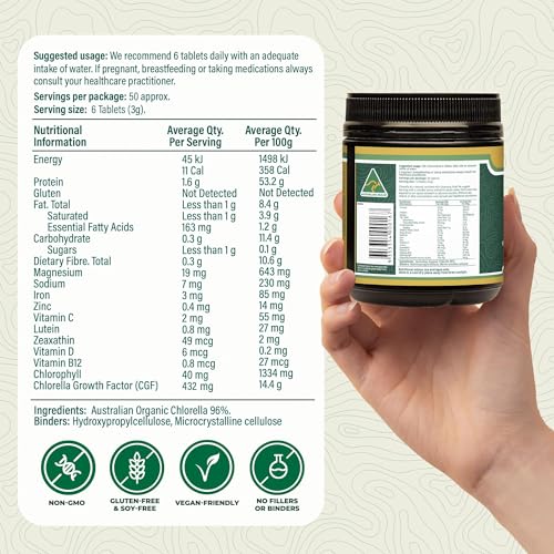 nutrient-dense chlorella for vitality