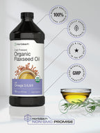 nutrient-dense flaxseed oil supplement