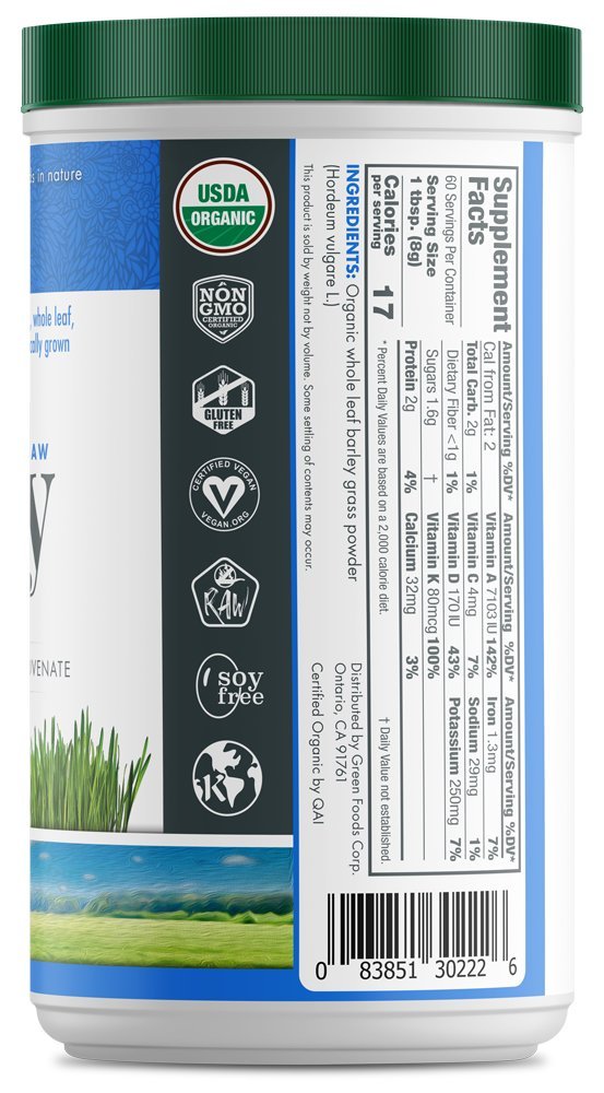 nutrient-dense green superfood powder