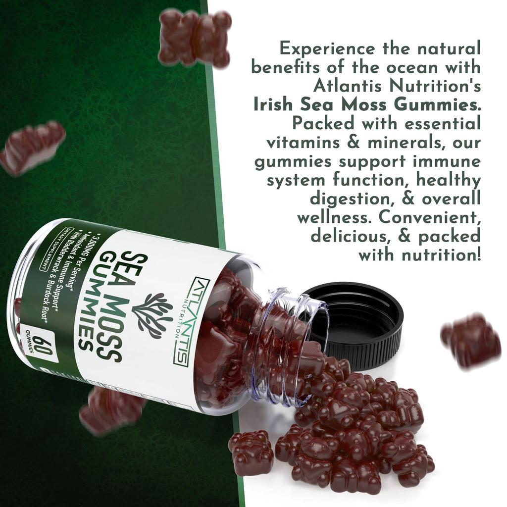 Nutrient-dense Irish Sea Moss gummies