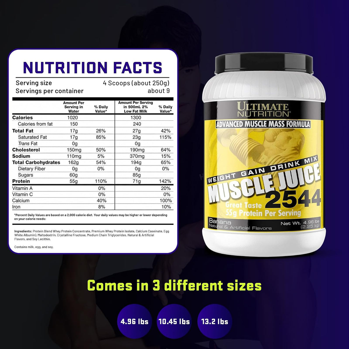 nutrient-dense mass gainer for strength